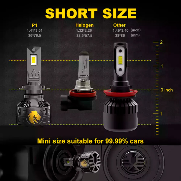Foco Led P1 Canbus 9005 16.800 LM – RGQ Automotriz A1